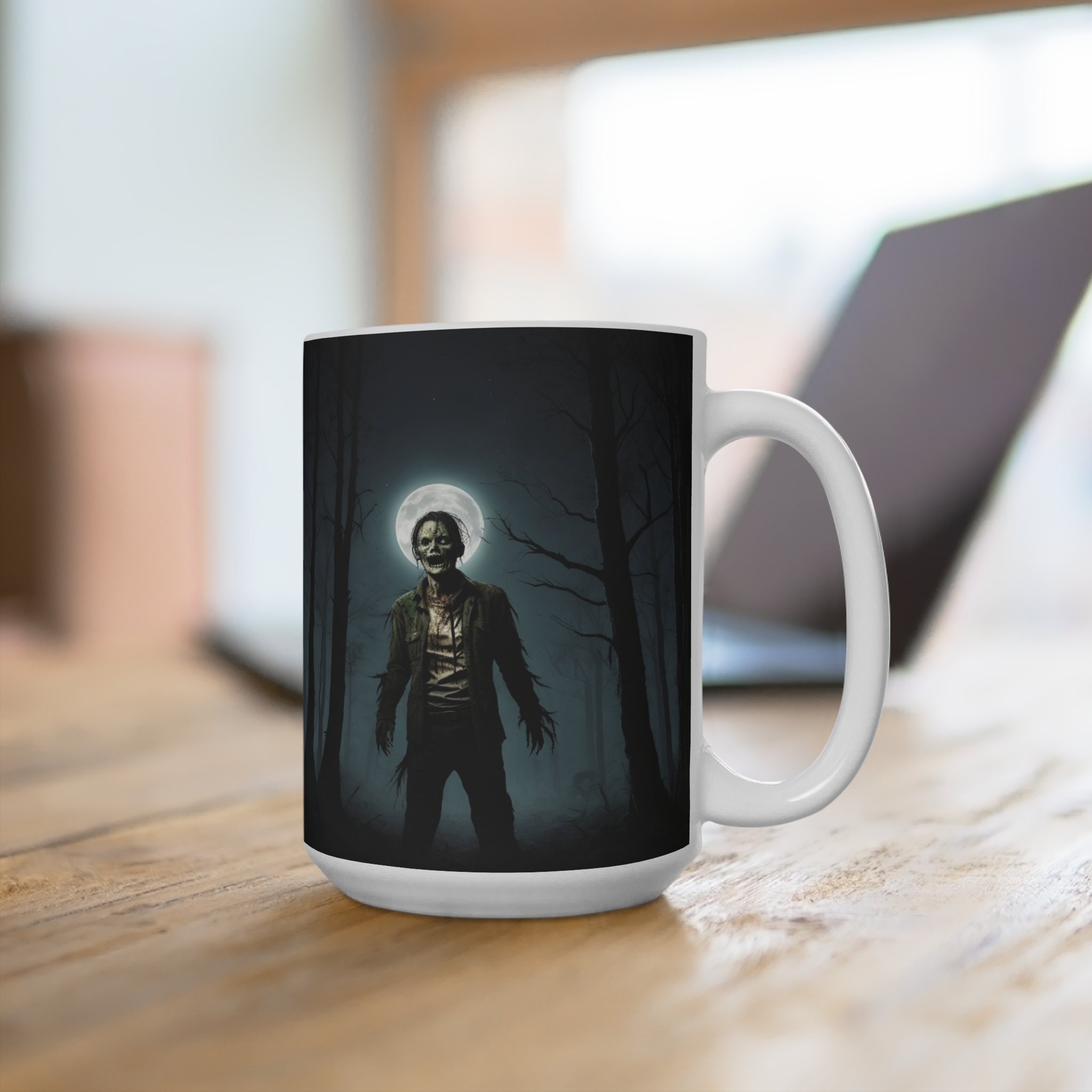 Zombie Mug, Spooky Gift for Zombie Lover, Creepy Undead Macabre Mug for ...