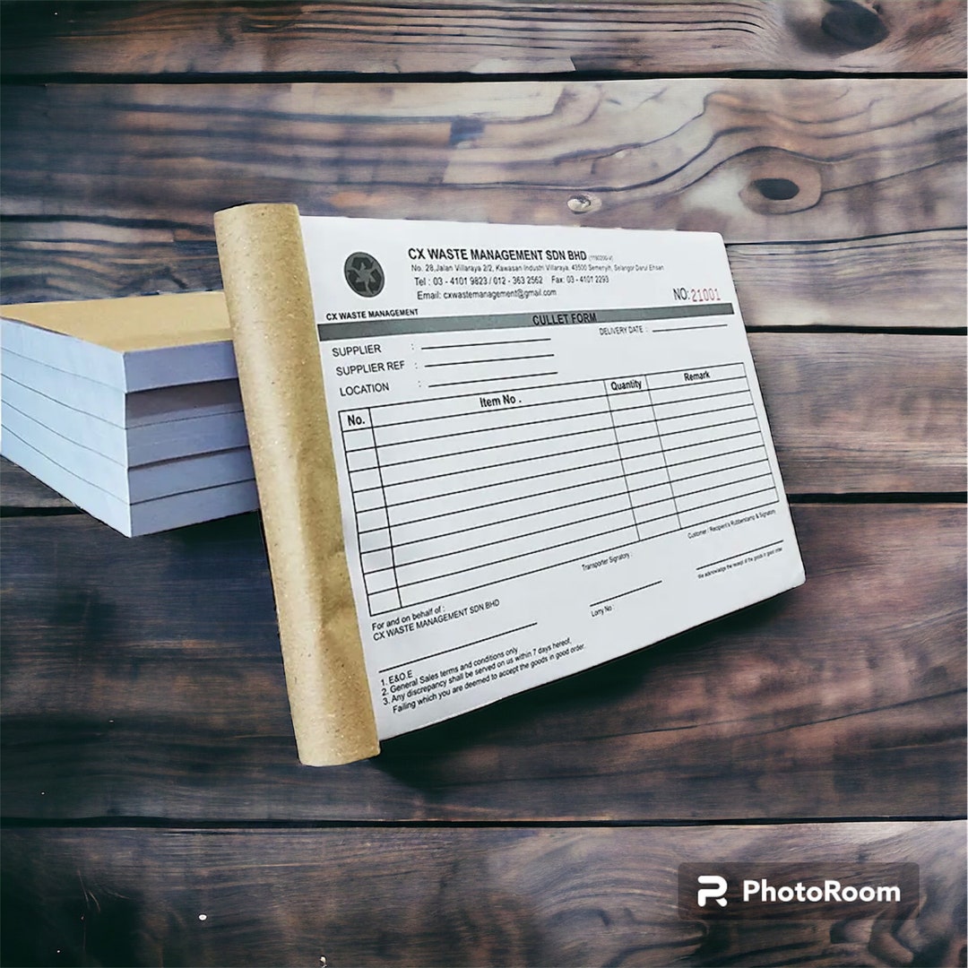 Invoice Template, High Quality 3 Plys NCR Paper Form Carbonless Receipt ...