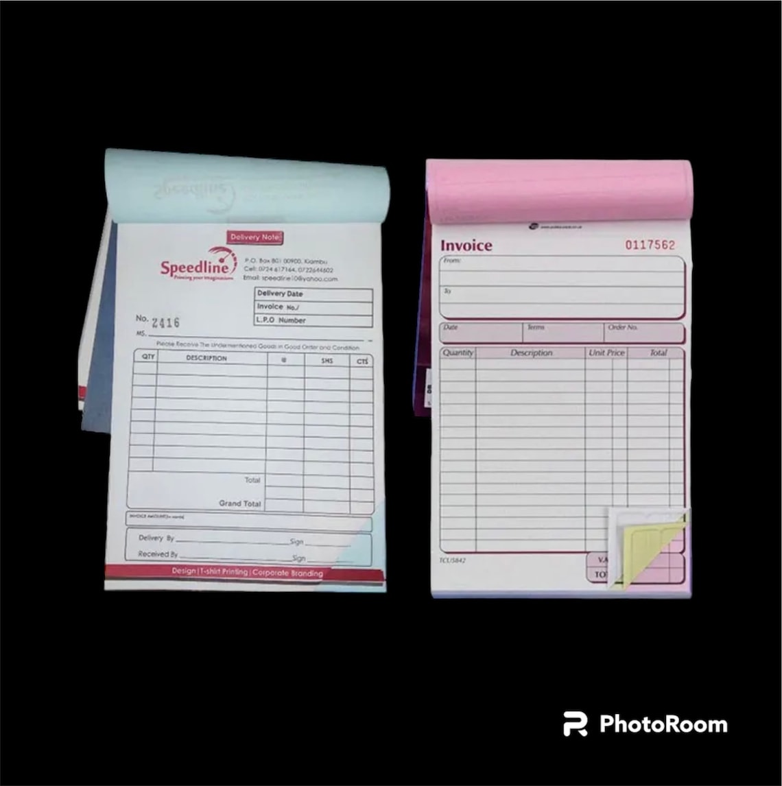 Invoice Template, High Quality 3 Plys NCR Paper Form Carbonless Receipt ...