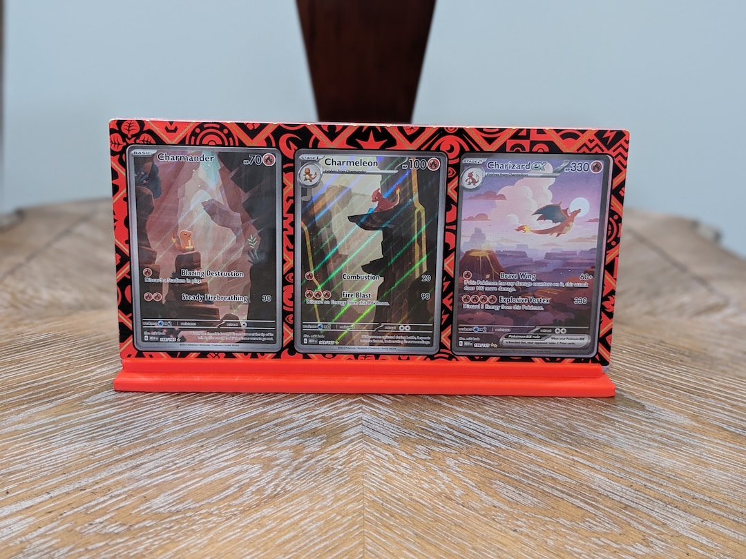 Triple Display Card Holder - Etsy