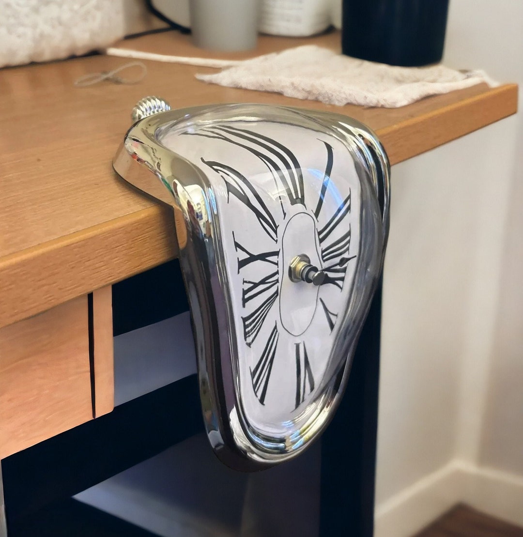 Melting Clock Shelf Clock Surrealist Clock Watch Masterpiece by ...