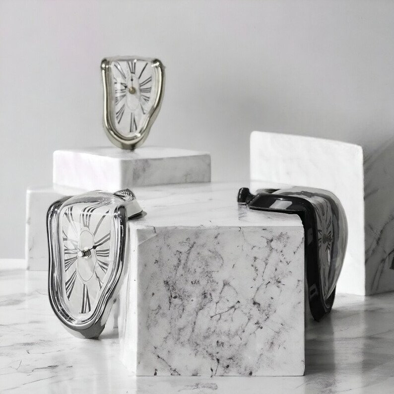 Melting Clock Shelf Clock Surrealist Clock Watch Masterpiece by ...