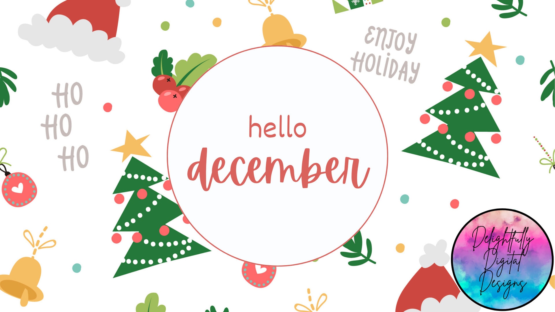 Monthly Computer or Interactive Board Background Instant Download - Etsy