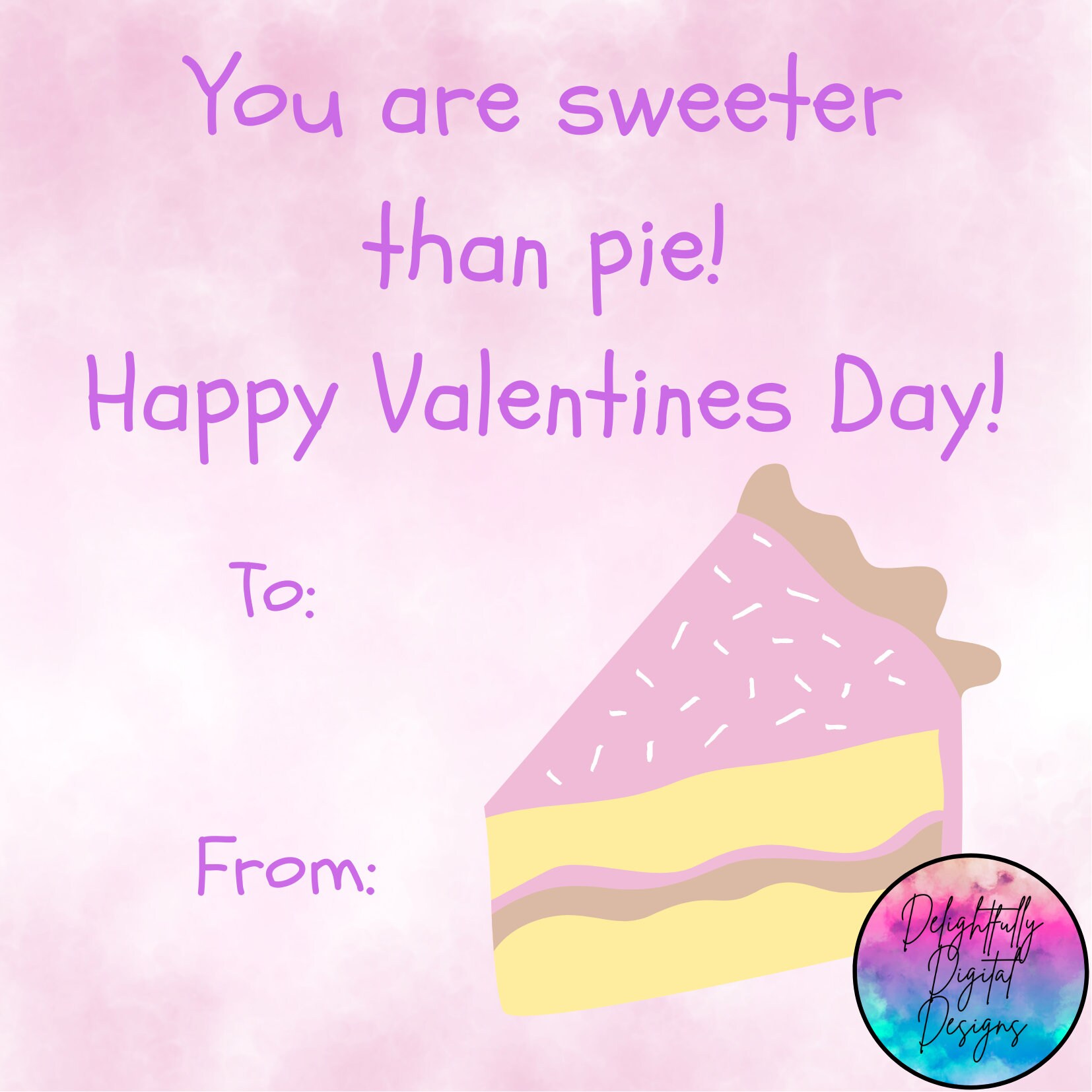 Printable Sweet Treat Themed Valentines - Etsy