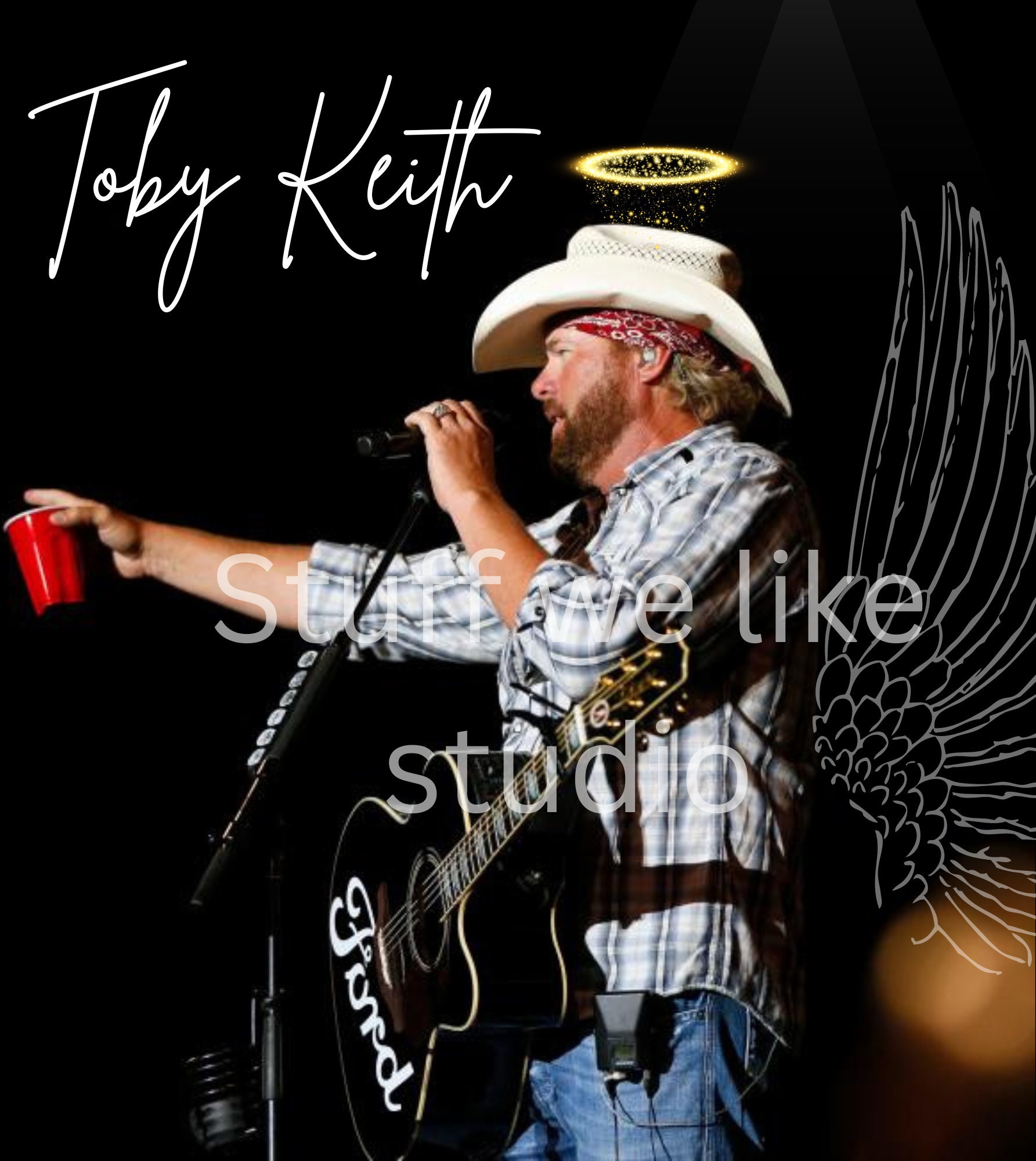 3 1 Bonus Toby Keith Sublimation, in Memory of Toby Keith, 2024, Toby ...