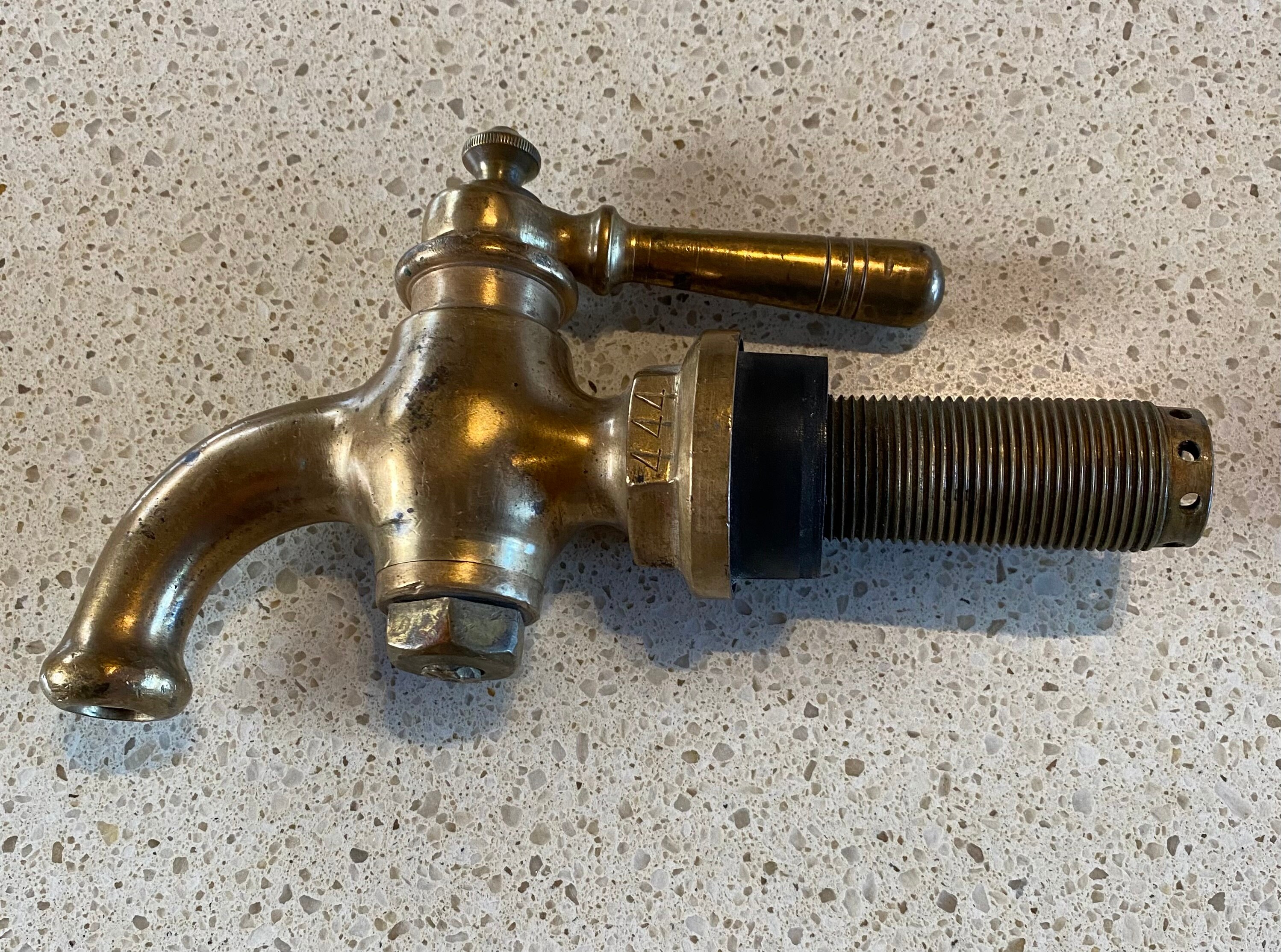 Antique Heavy Solid Brass Beer Keg Tap - Etsy