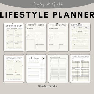 Goal Tracker 2024, Lifestyle Planner, SMART Goals, Yearly Goal Tracker ...