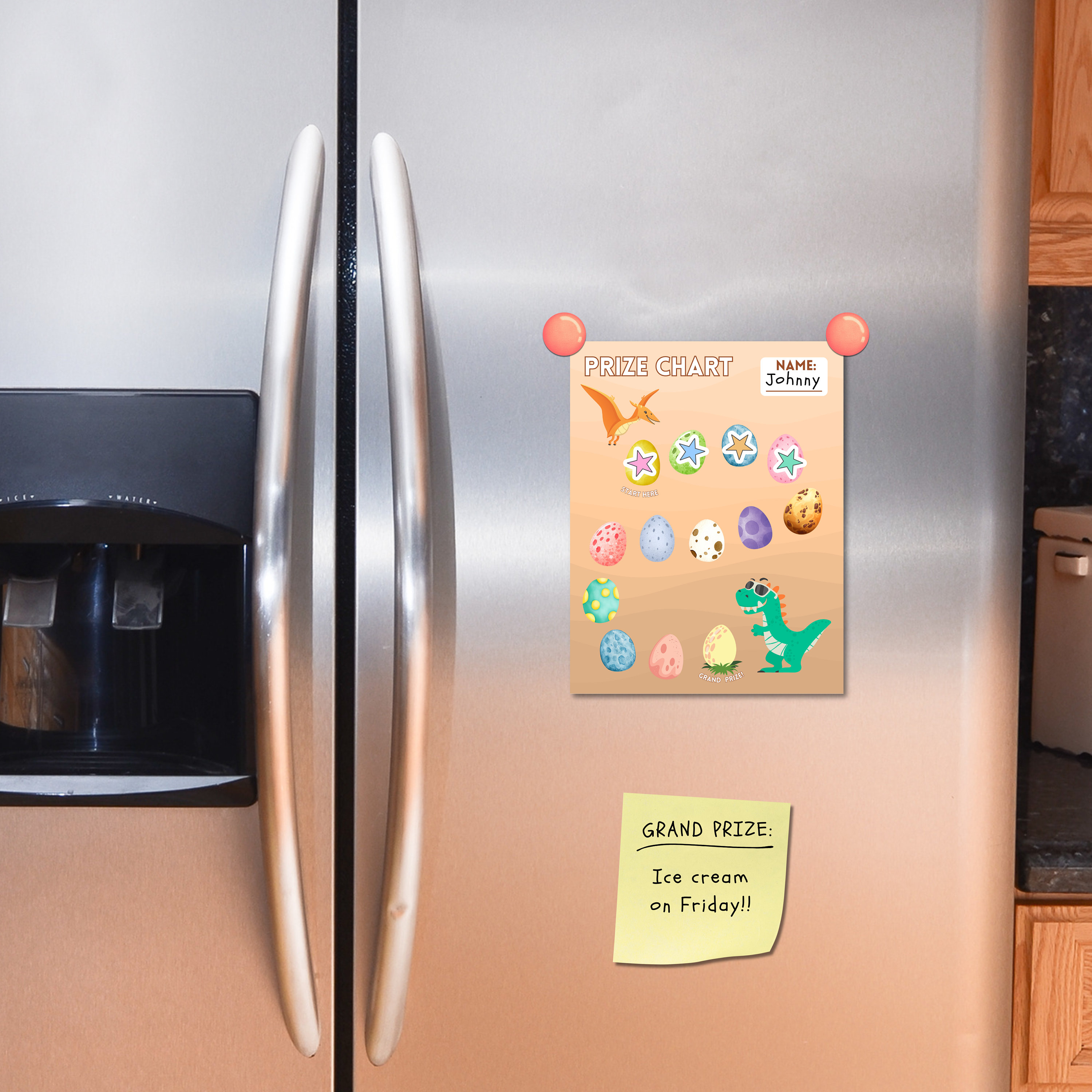 Printable Kids Sticker Prize Chart for School, Home, Chores, Good ...