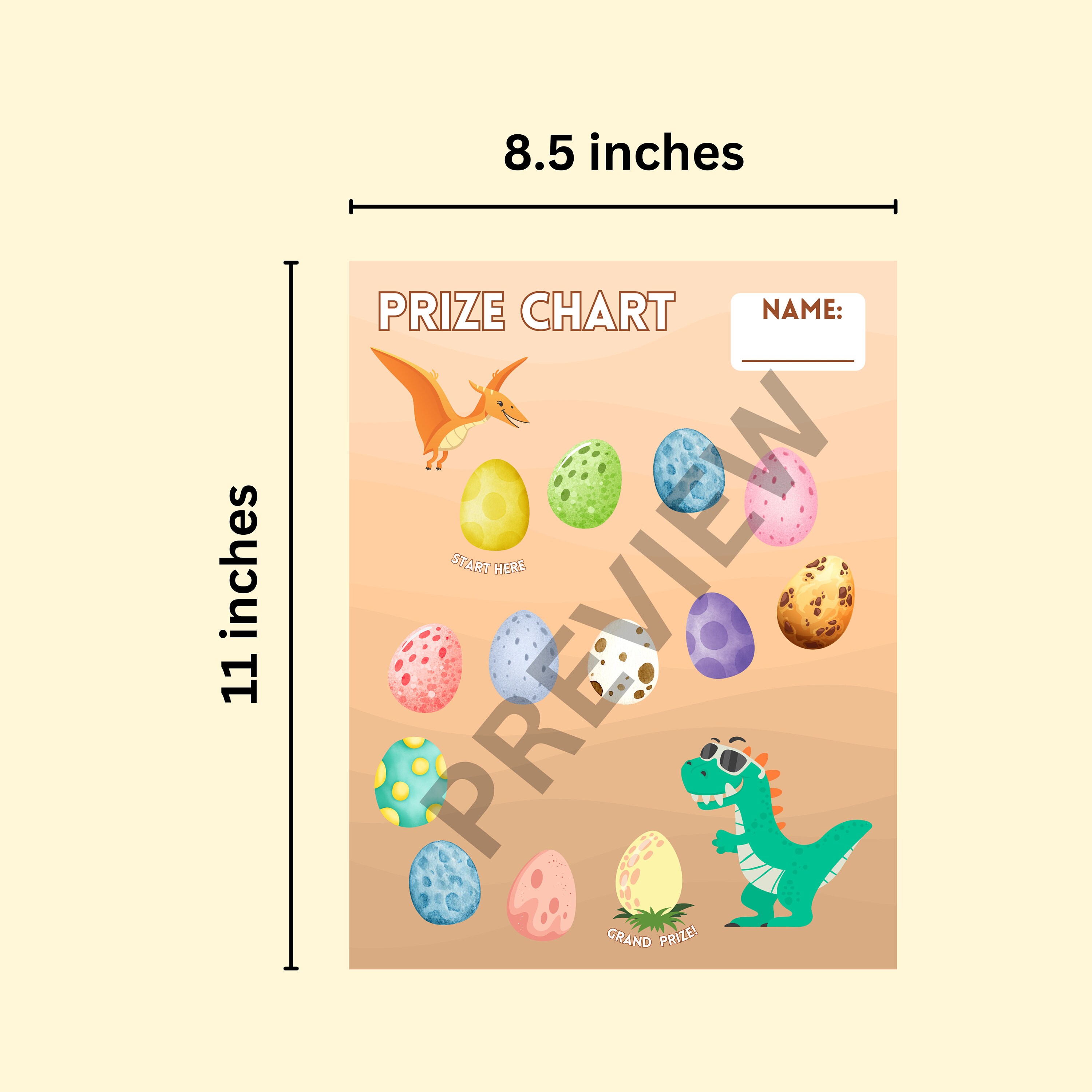 Printable Kids Sticker Prize Chart for School, Home, Chores, Good ...