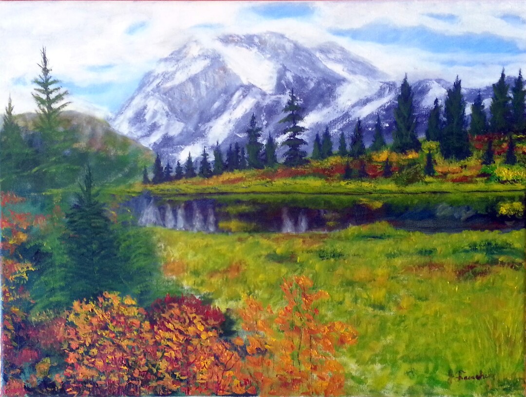 Summer Scene- by James Fairchild – 18×24″ – Oil on Canvas- Unframed - Etsy