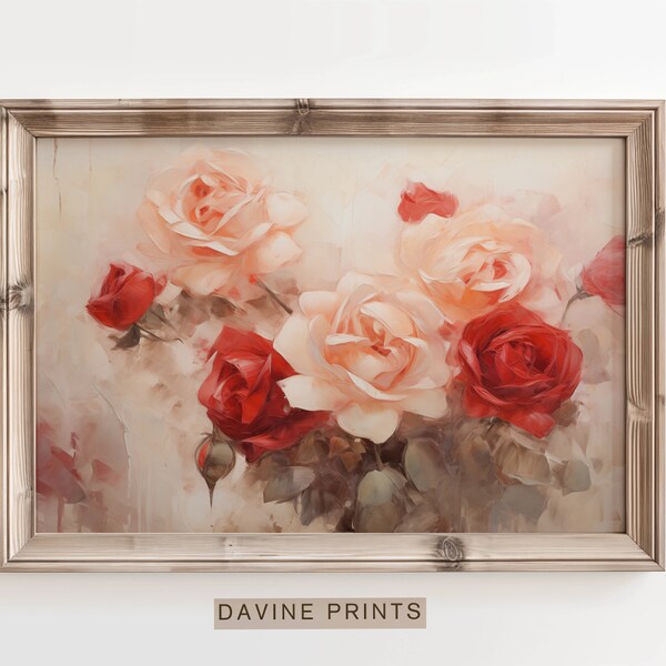 Impressionist Roses - Etsy