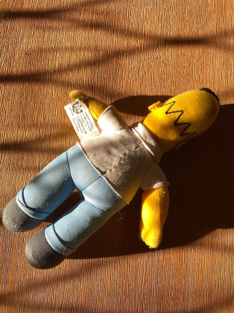 Vintage the Simpsons Homer Simpson Plush Toy 1990s Toy Collectibles - Etsy