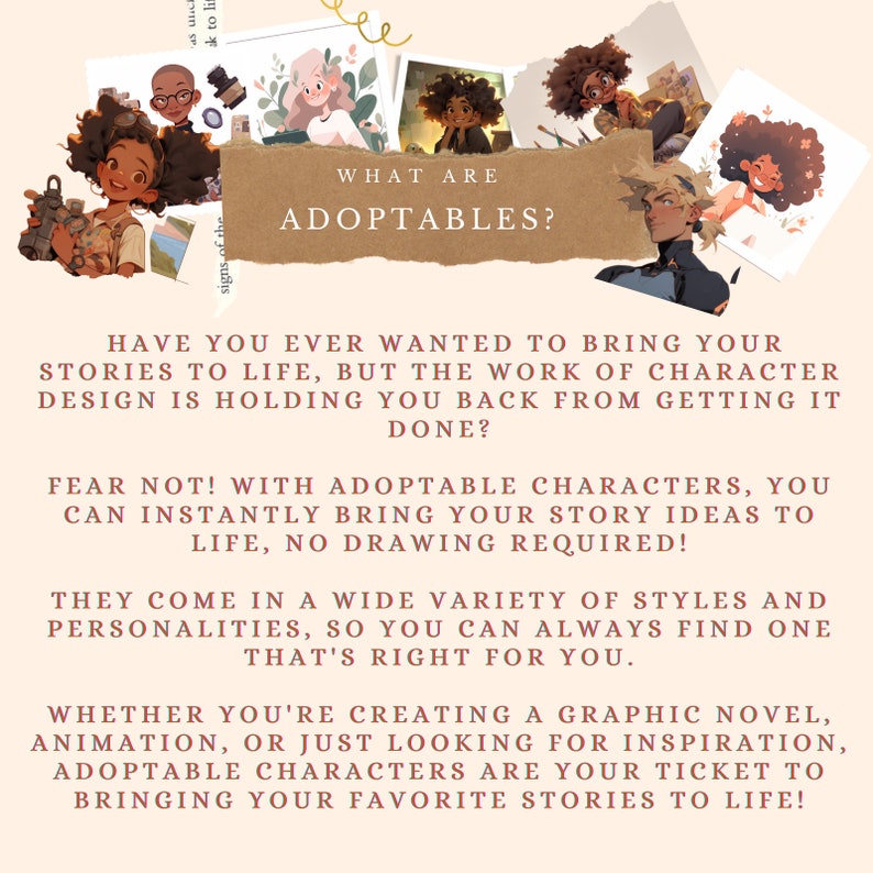 Storybook Adoptable kitsune 3D Game Character Adoptable - Etsy