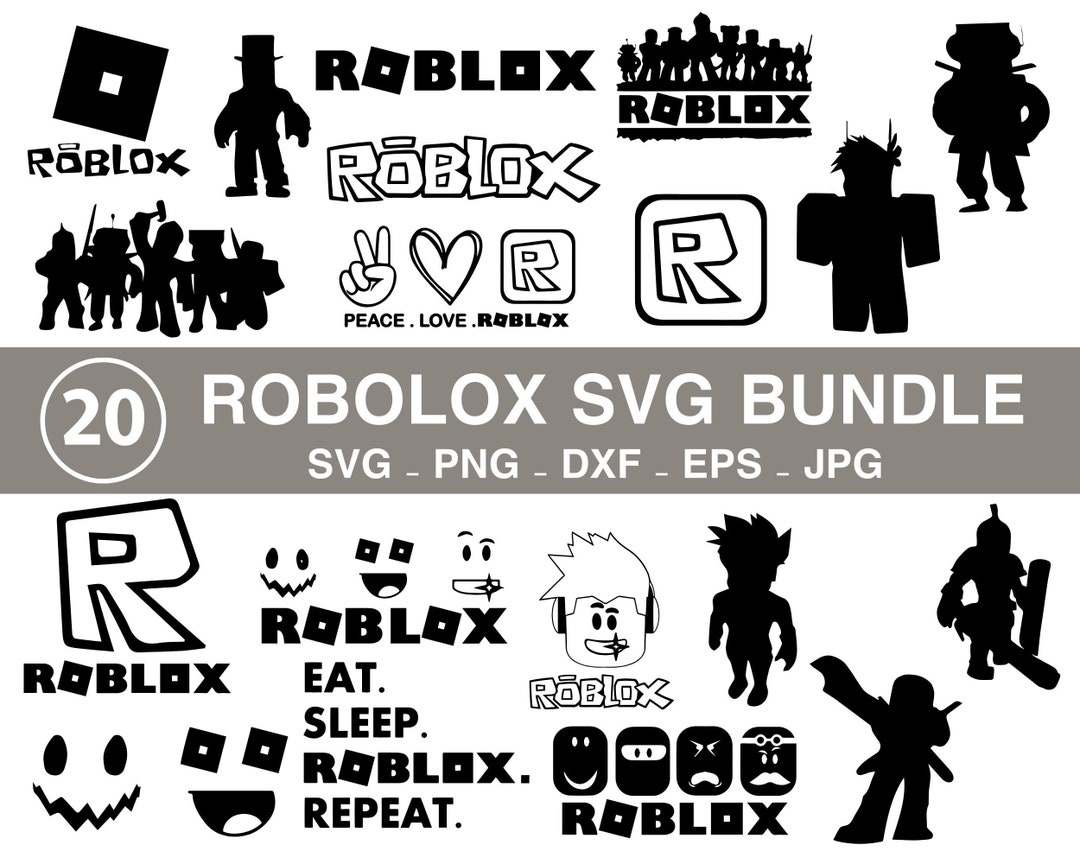 Roblox SVG Bundle,roblox Svg,birthday Svg,roblox Font, Gaming Svg Files ...