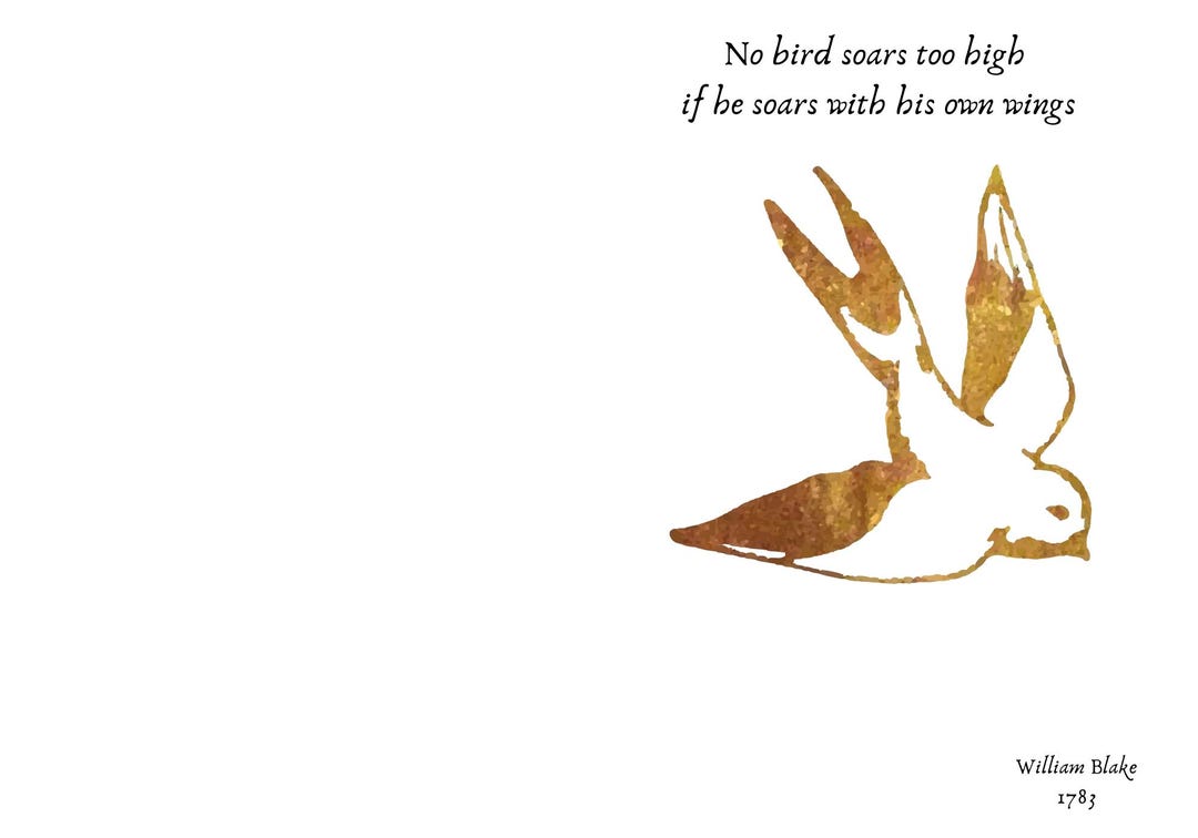 Printable William Blake Card - Etsy