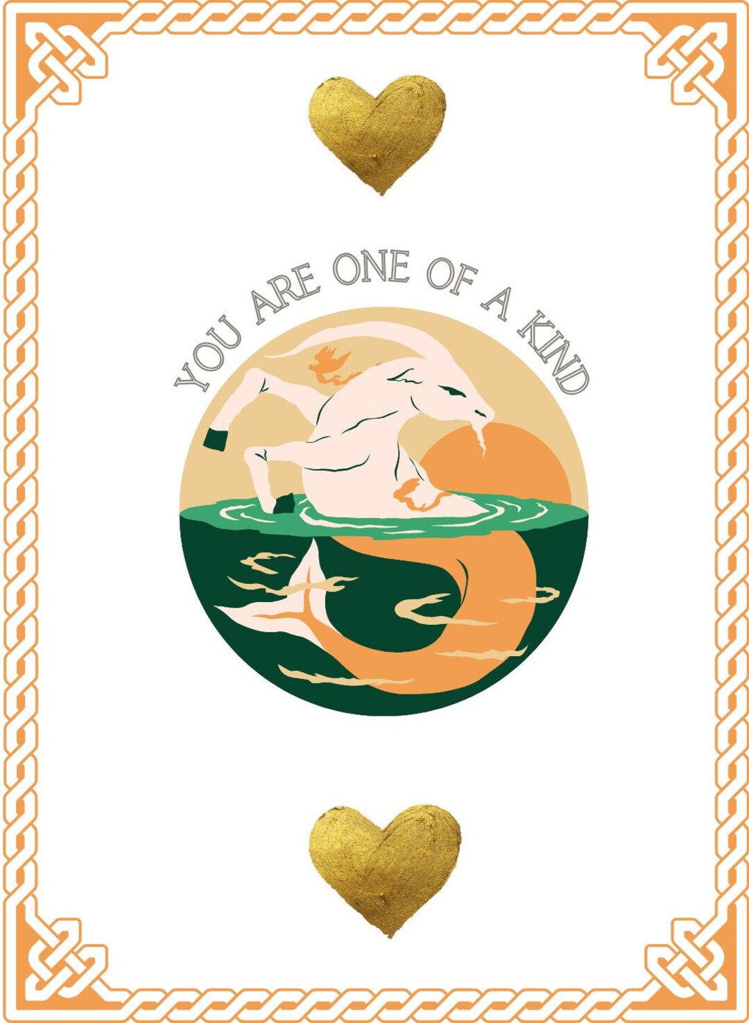 Printable One of A Kind Card - Etsy