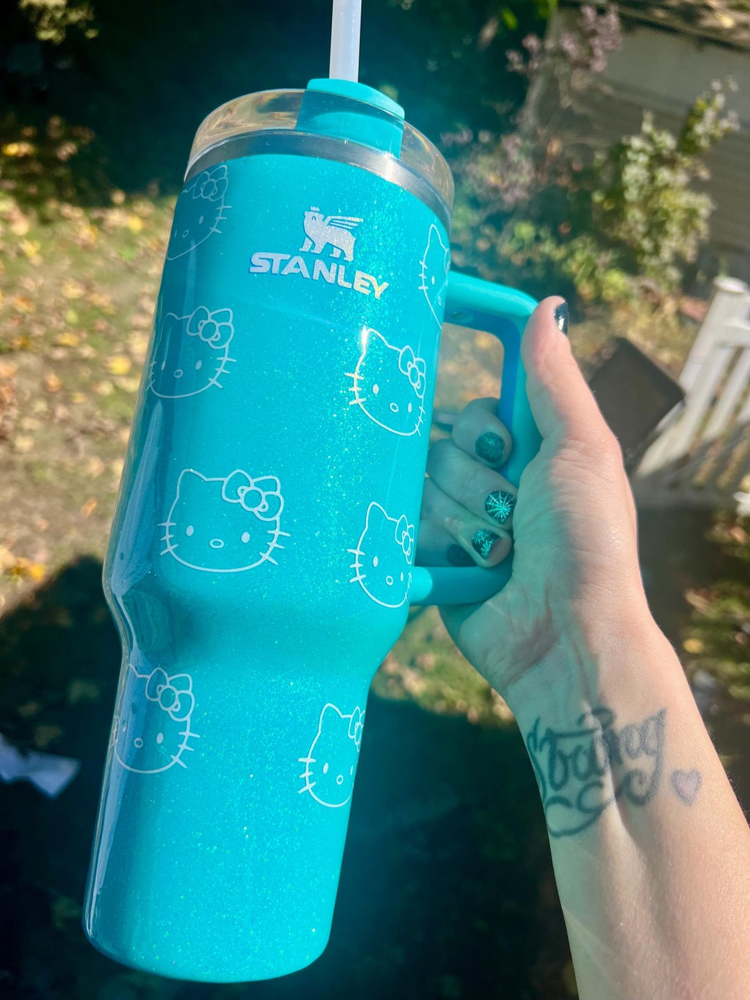 Tiffany Inspired Aquamarine Hello Kitty Stanley 40oz - Etsy