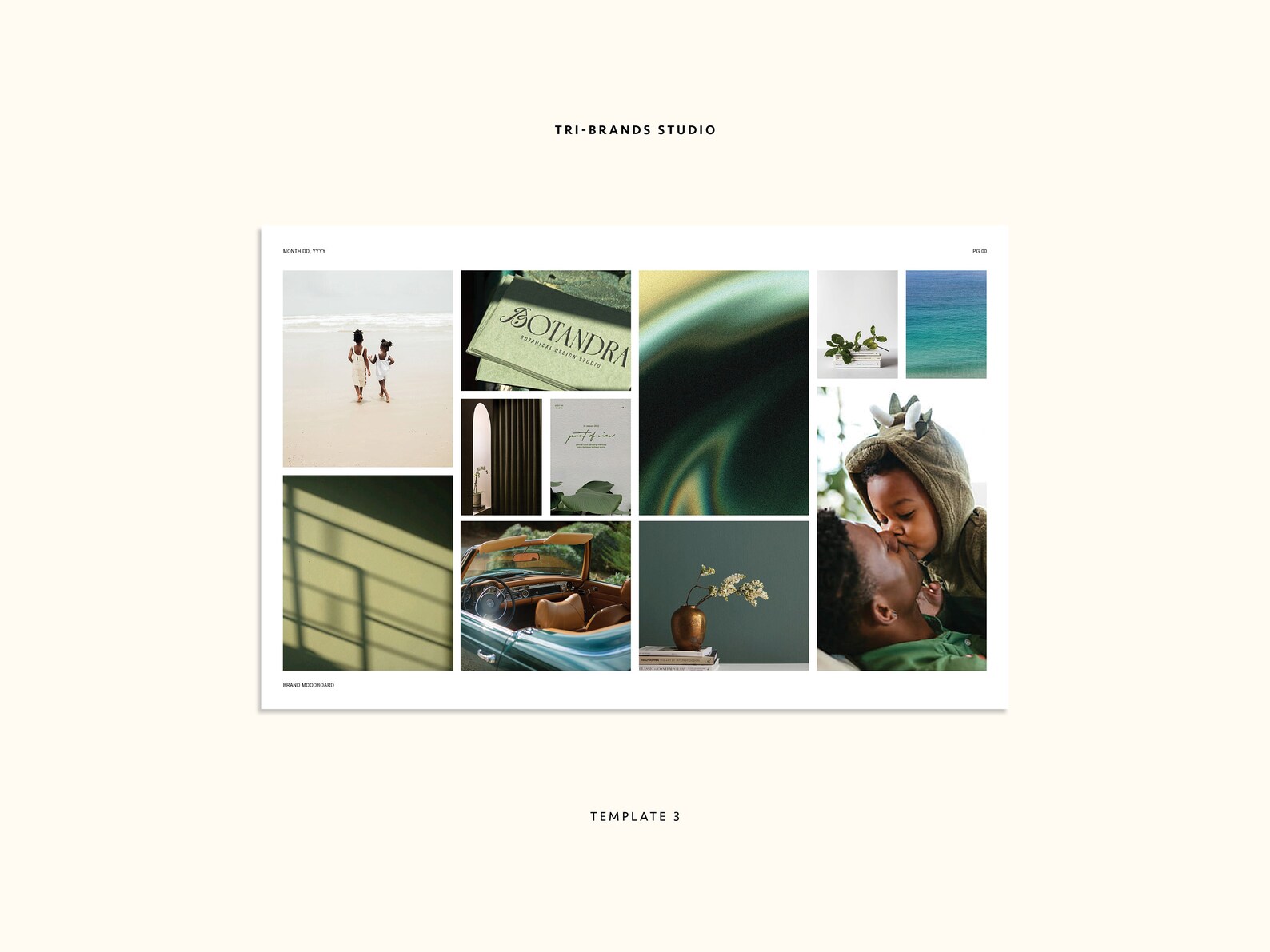 Custom Brand Moodboard Template | Canva | Indesign for Freelance ...
