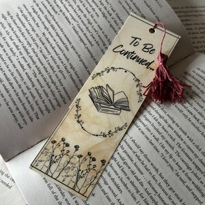 To Be Continued Bookmark - Etsy