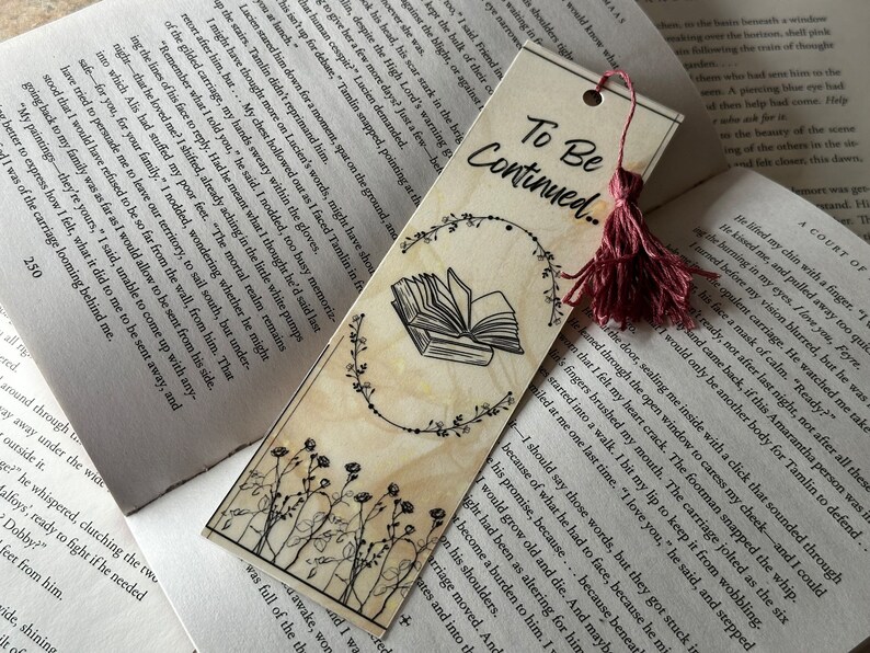 To Be Continued Bookmark - Etsy