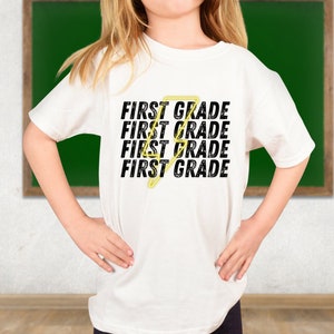 Back to School Shirt - First Grade Shirt, Kids Shirt, Kindergarten ...