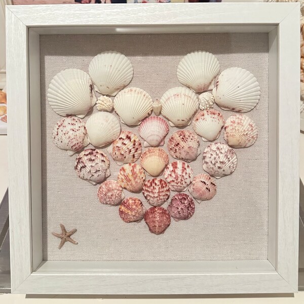 Shell Art Shadow Box - Etsy
