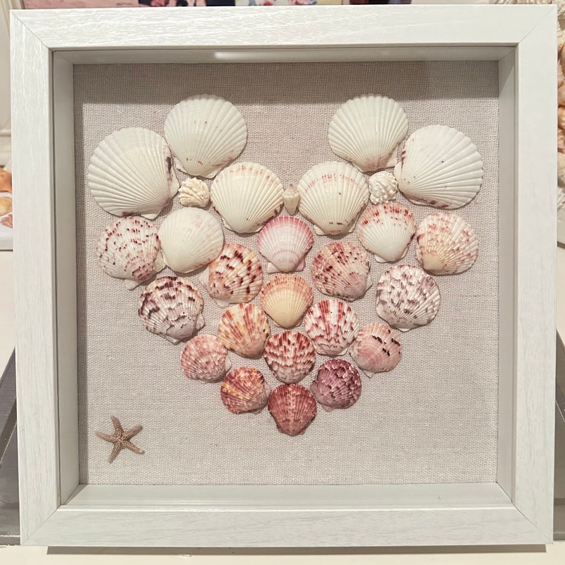 Shell Art Shadow Box - Etsy
