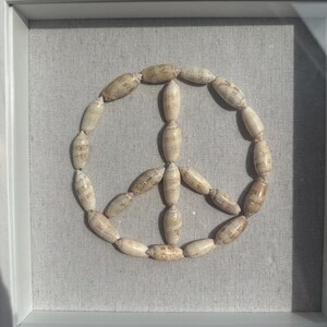 Seashell Peace Sign Wall Art - Etsy