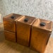 Set of 4 Stackable Vintage Square Canisters Garner Ware Canister Set ...