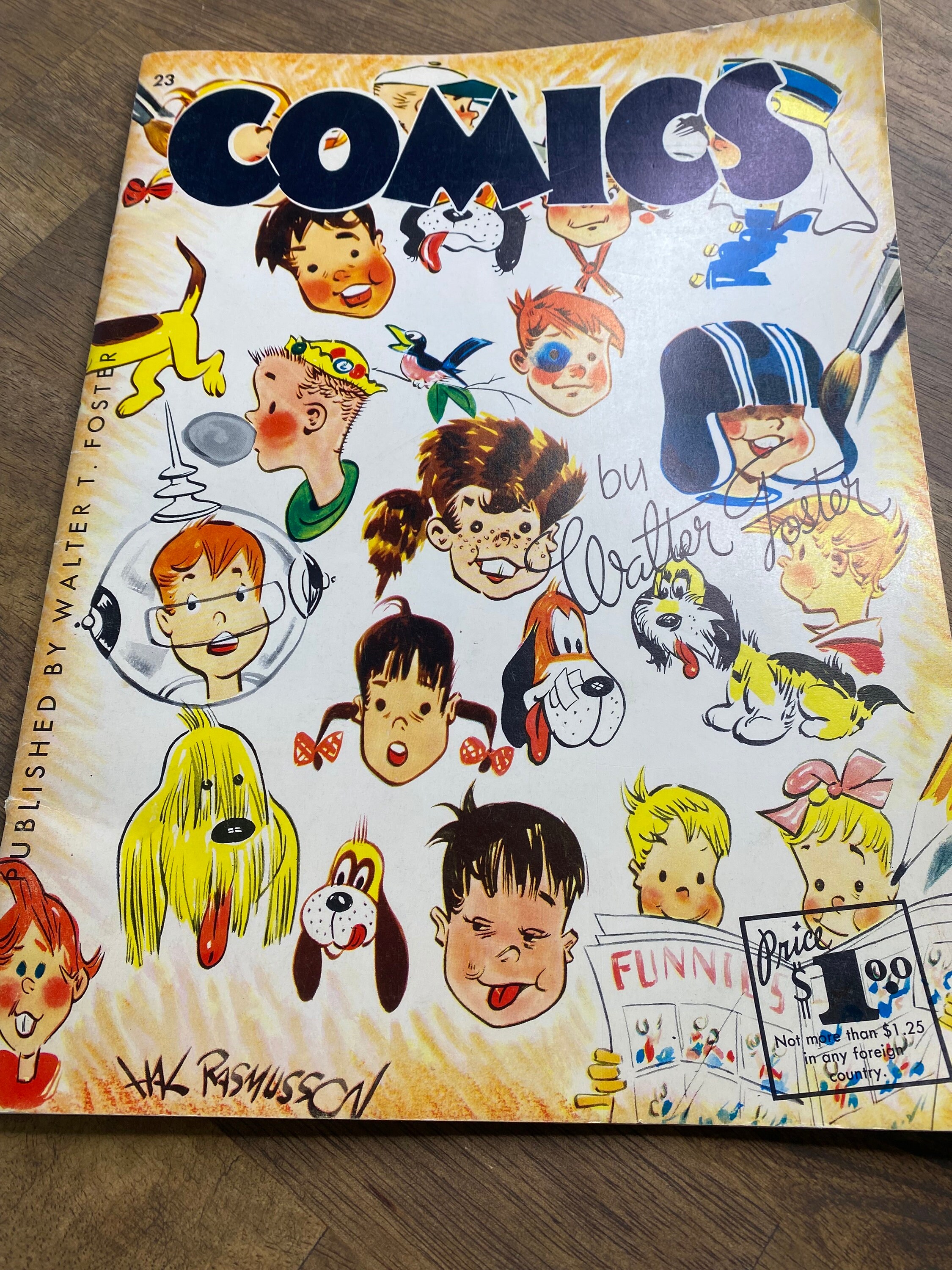 Walter T Foster COMICS How to Draw Vintage Art Book - Etsy