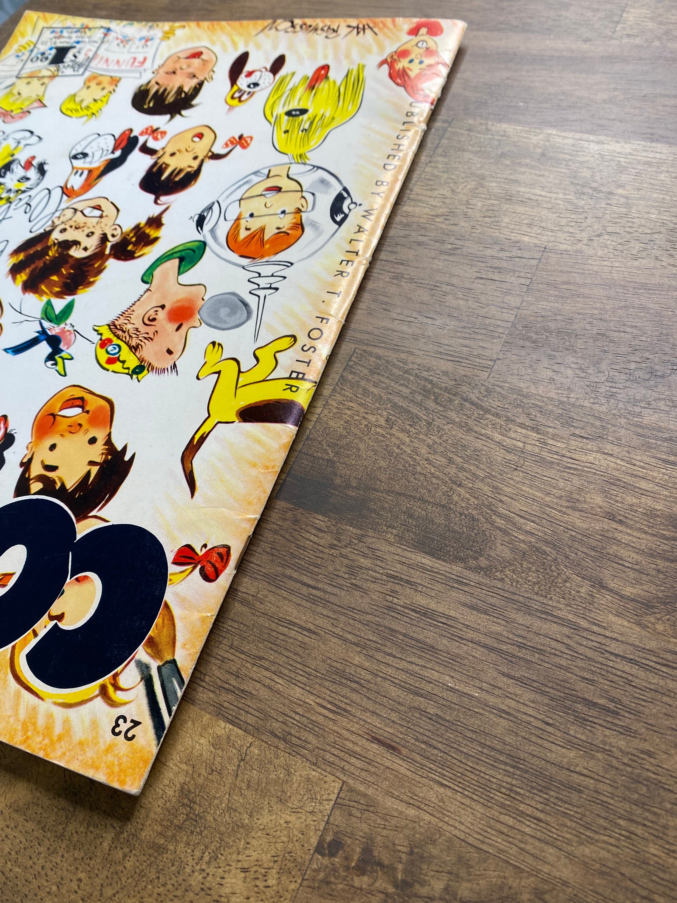 Walter T Foster COMICS How to Draw Vintage Art Book - Etsy