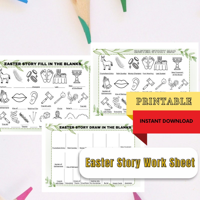 Activity Sheets - Etsy