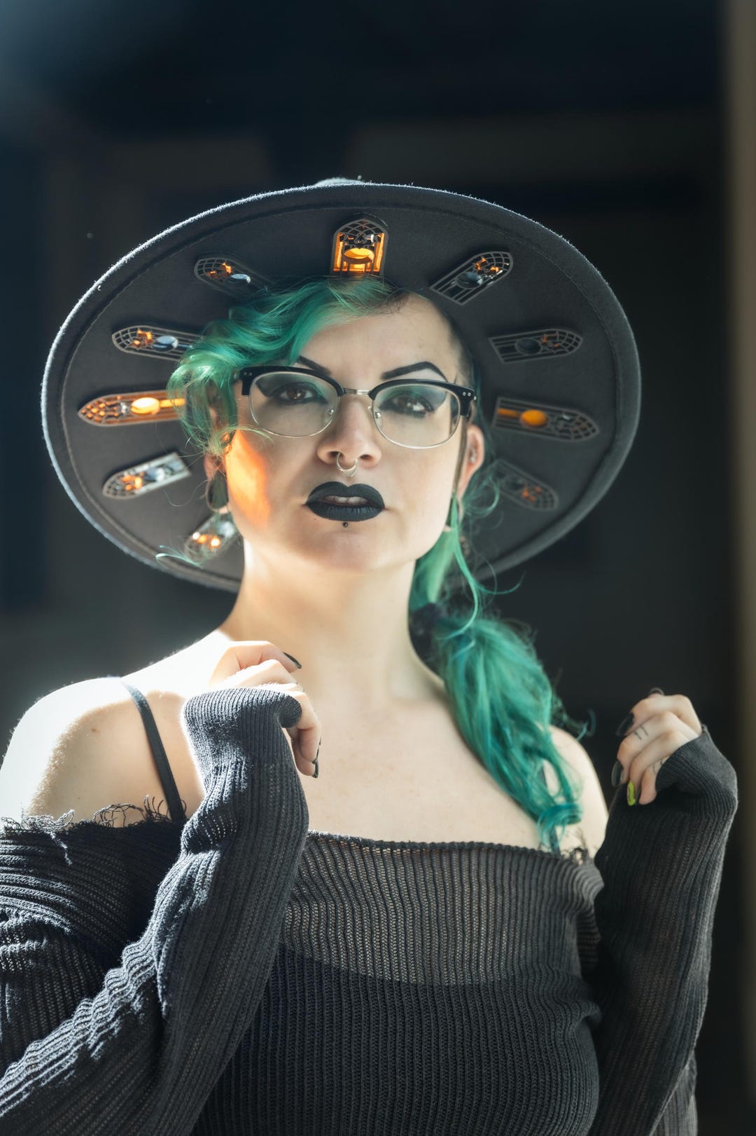 CUSTOMIZE Stained Glass Window Hat - in the Belfry - Bat Window - Sun ...