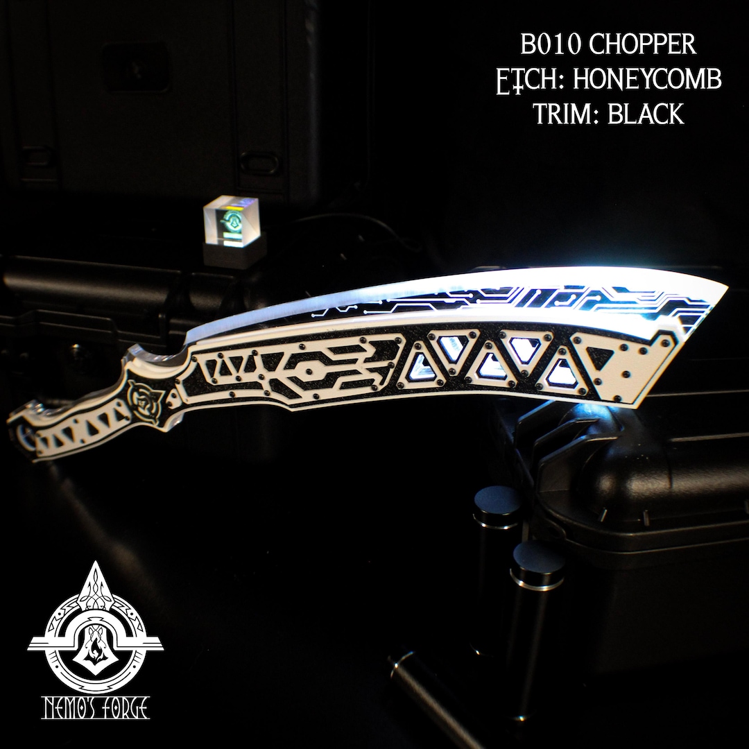 Cyberpunk Machete: B010 Chopper With LED Blade [CUSTOMIZE] - Etsy