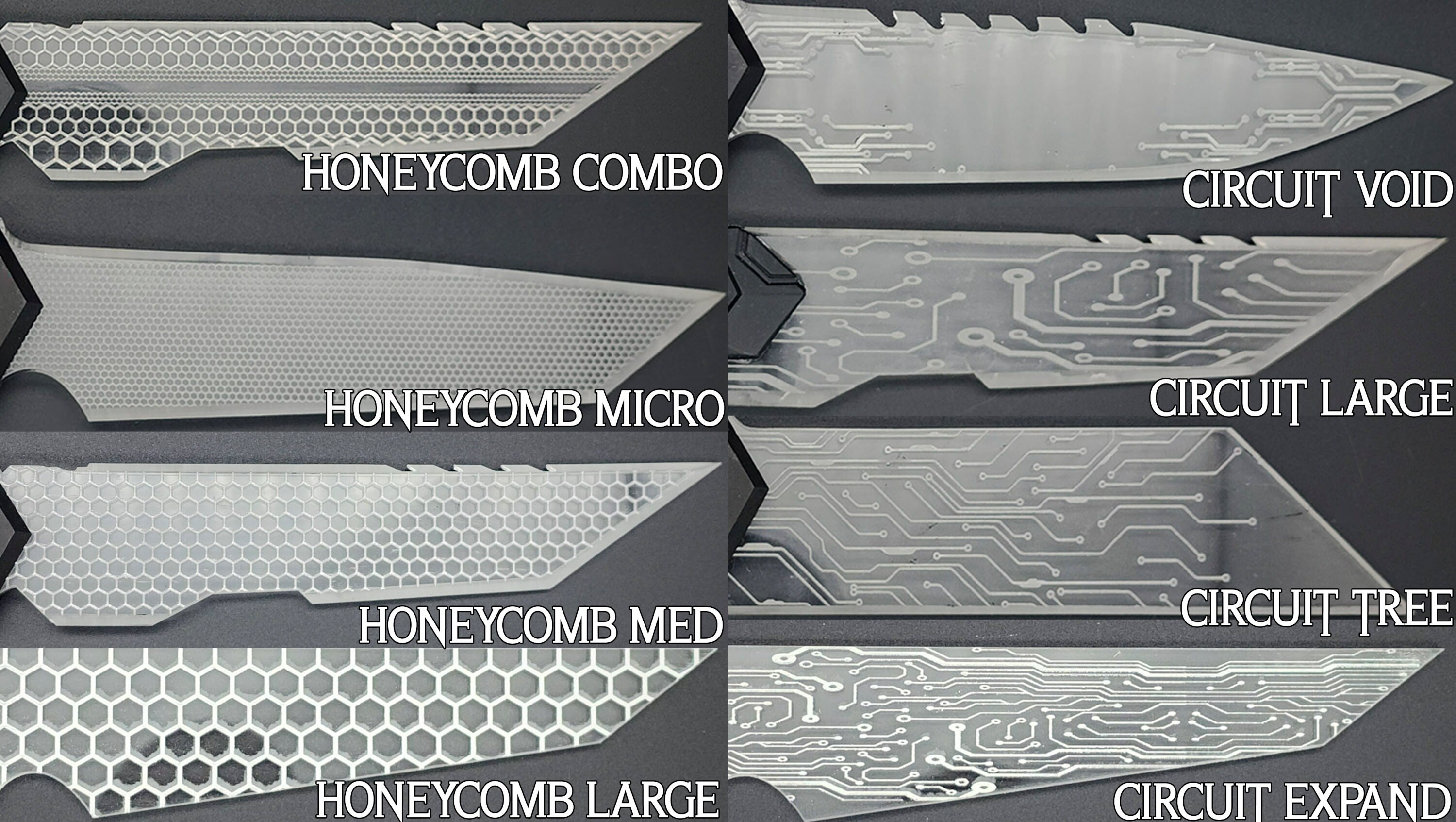 Goliath Coltello NEO Lama LED Cyberpunk - Etsy Italia