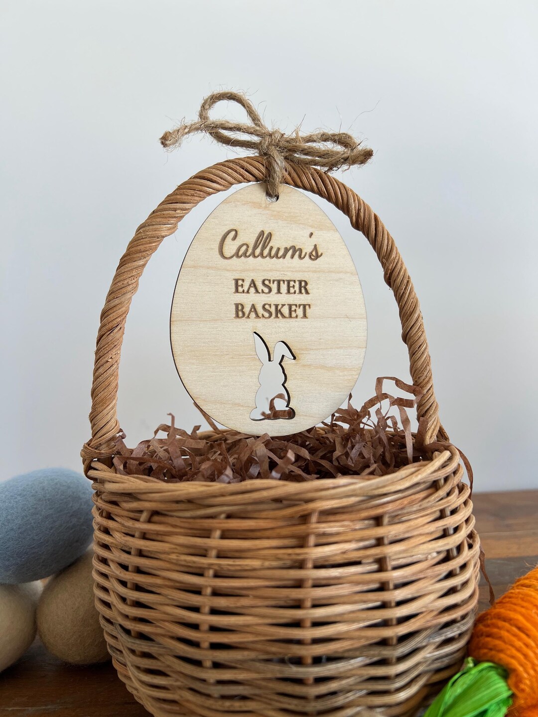 Personalized Easter Basket Tag, Easter Egg Tag, Personalized Easter ...