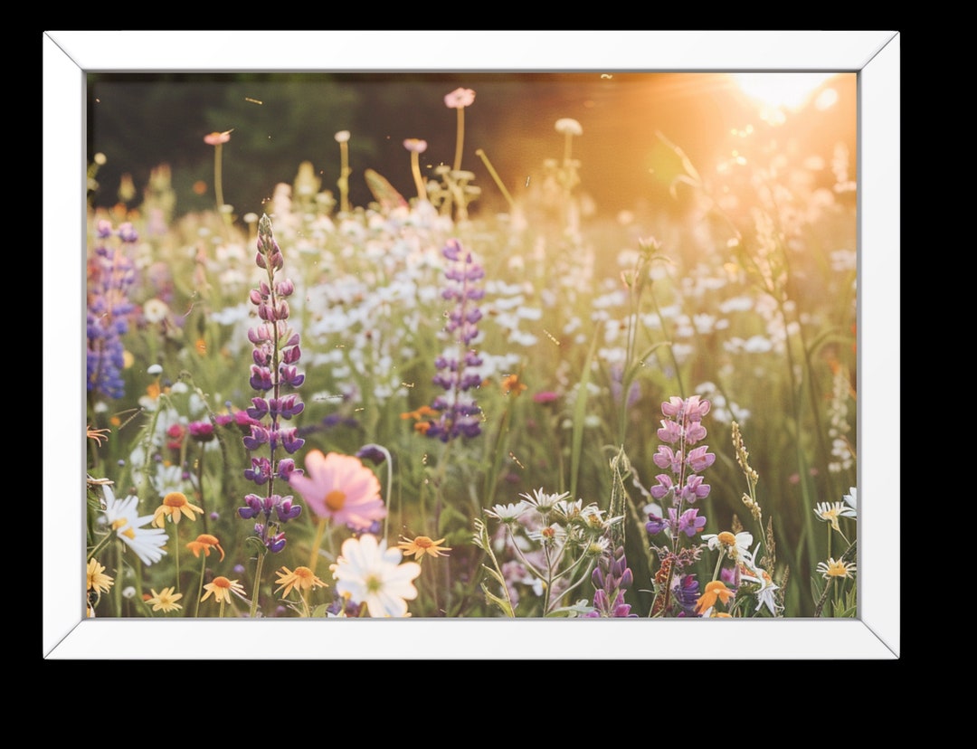 Boho Wildflower Field - Etsy