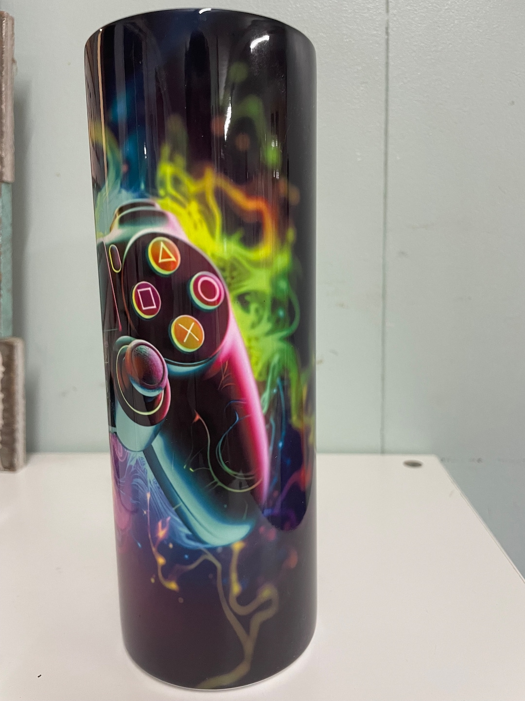 GAMING WATER BOTTLE. 20 Oz Screw on Sports Lid - Etsy