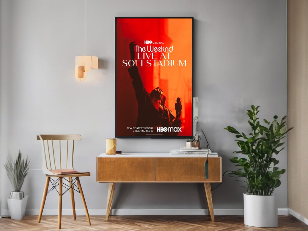 The Weeknd Live at Sofi Stadium_custom Portrait,wall Decor,decorative ...