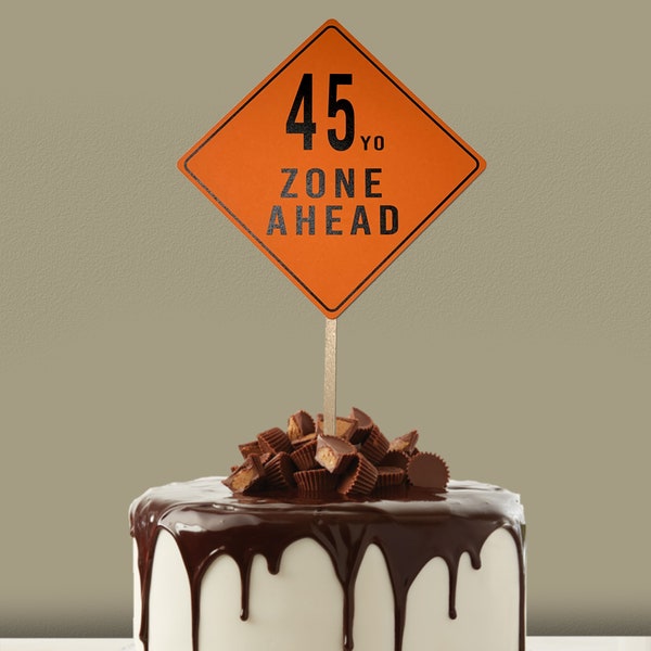 Traffic Sign Cake Topper - Etsy