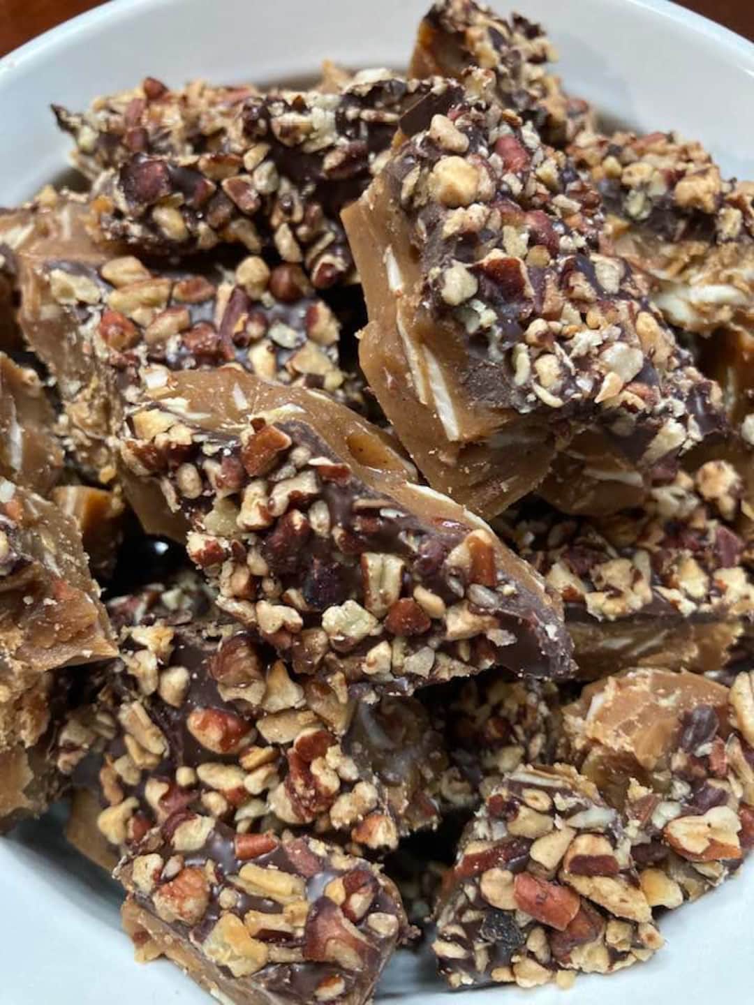 Toffee Caroline's Homemade Dark Chocolate Pecan Toffee Christmas Gift 8 ...