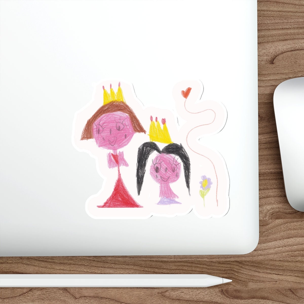 Custom Sticker Kid Artwork Decal Customize Your Child Art Label ...