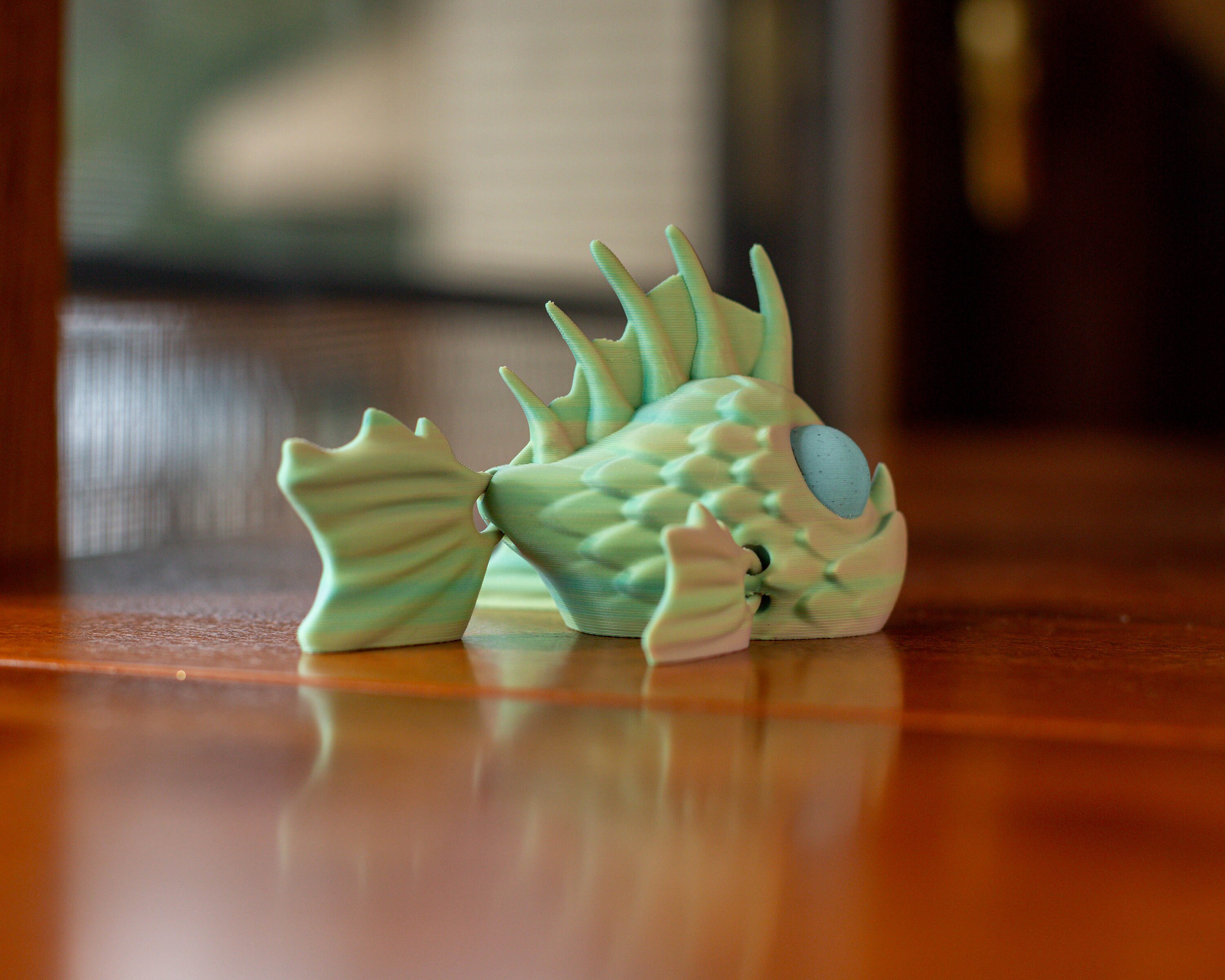 3D Printed Moss Eater Cute Creepy Zombie Fish Sensory Toy for Stress ...