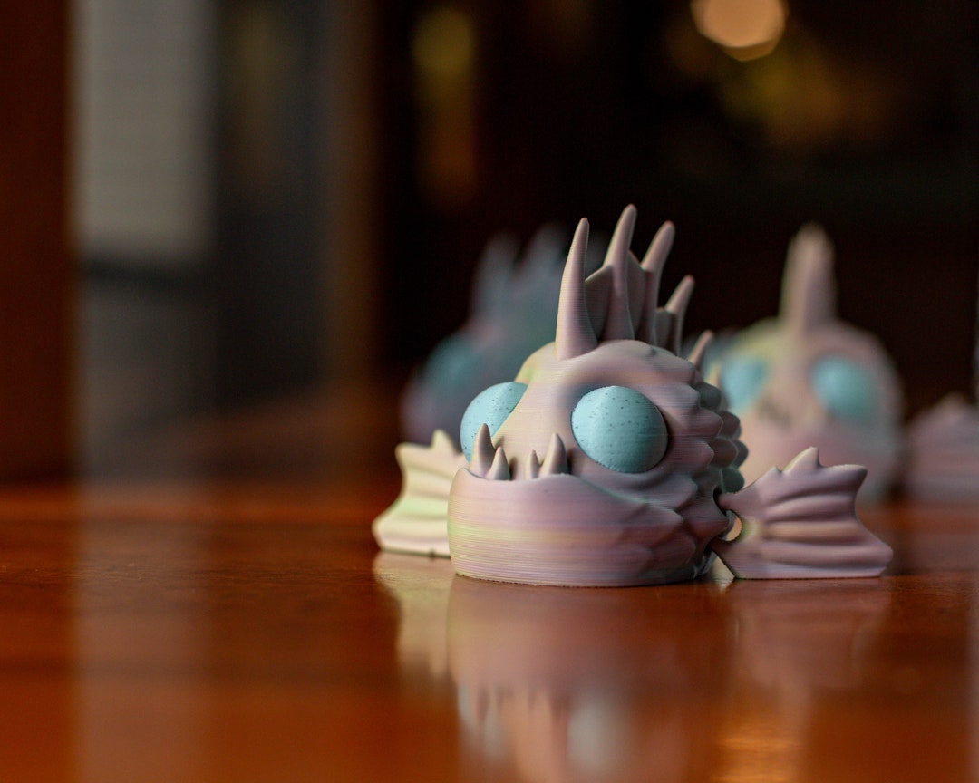 3D Printed Moss Eater Cute Creepy Zombie Fish Sensory Toy for Stress ...