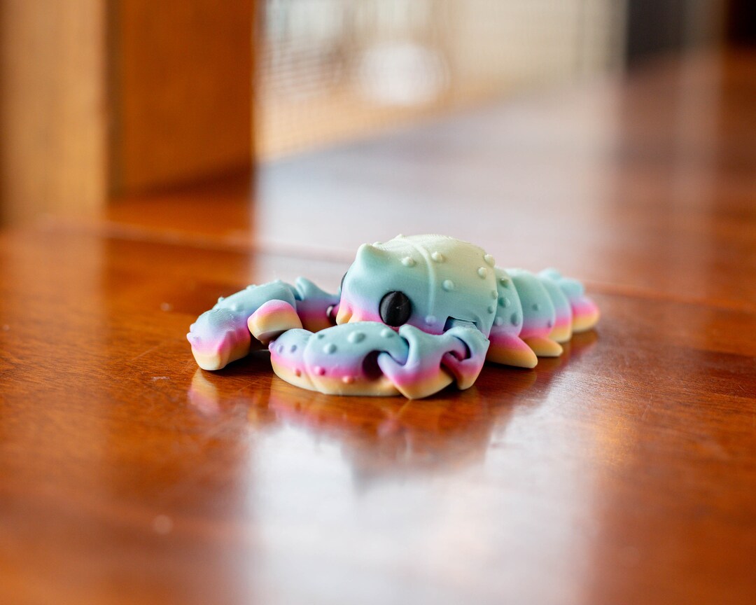 3D Printed Flexi Lobster Toy Articulated Eco-friendly Decor Unique Gift ...