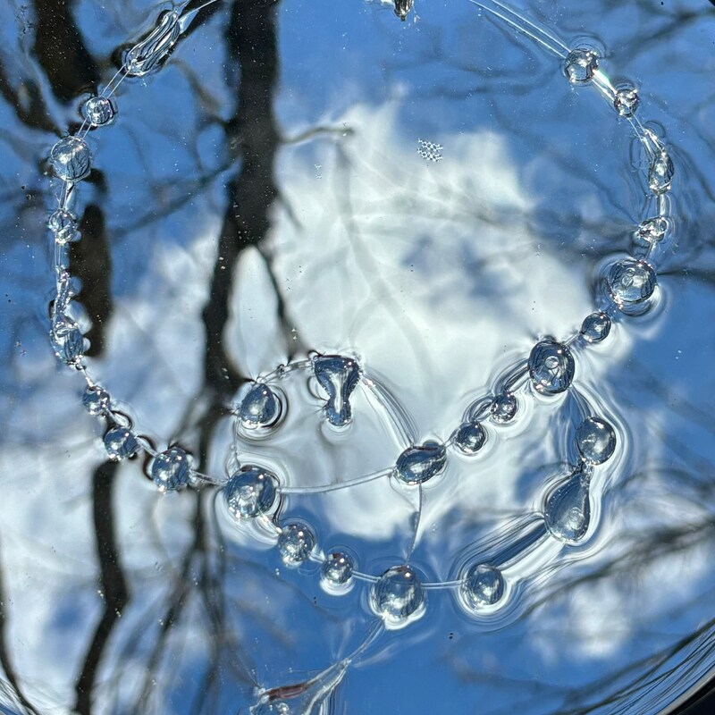 Rain Necklace - Etsy