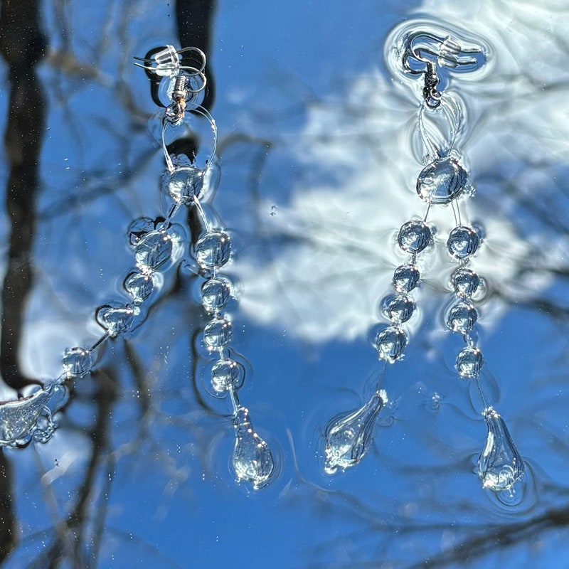 Raindrop Crystals - Etsy