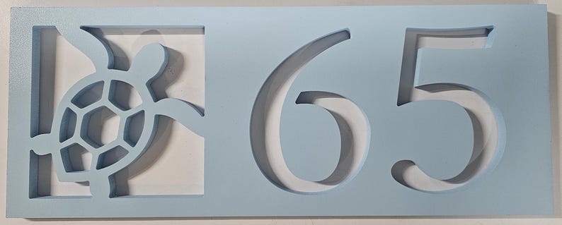 Custom Sea Turtle Address Sign: Weatherproof Coastal Decor - Etsy