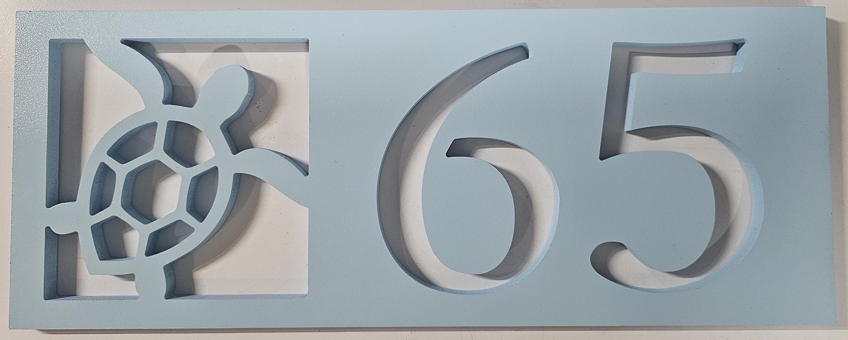 Custom Sea Turtle Address Sign: Weatherproof Coastal Decor - Etsy