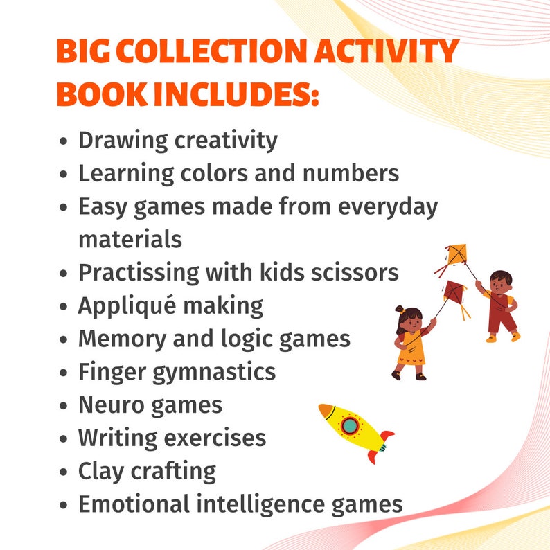 Activity Book and Brain Teasers for Kids age 1.5-5 Worksheets With ...